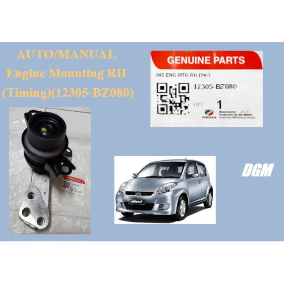 Myvi 1.3/1.5 (2005-2016y) AUTO/MANUAL Engine Mounting RH (Timing)(100% ...
