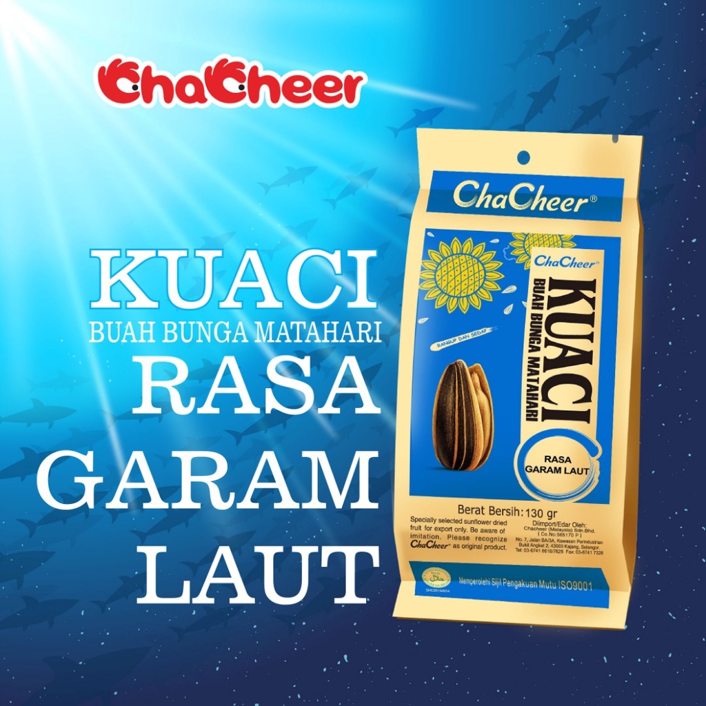 ChaCheer Kuaci Rasa Garam Laut (100g) | Shopee Malaysia