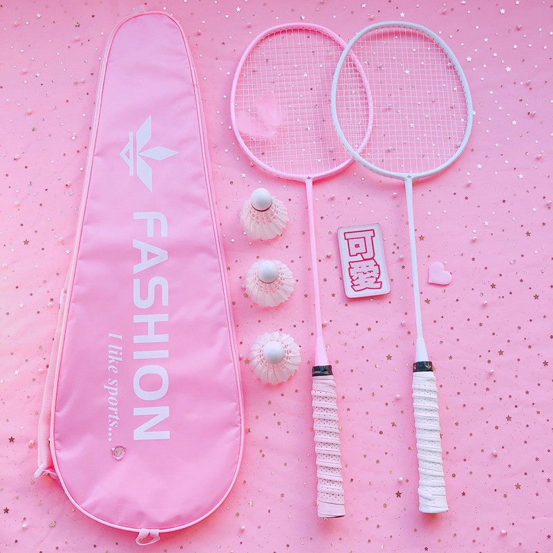 Badminton Racket Double Shot Full Genuine Carbon Fiber Ultra-Light ...