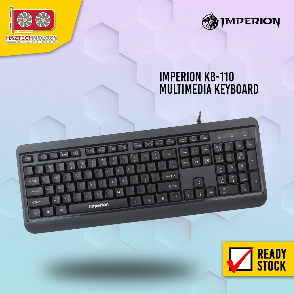 Imperion KB-110 USB Multimedia Keyboard | Shopee Malaysia