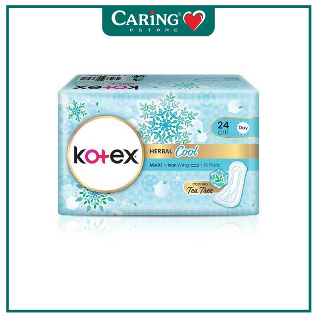 KOTEX HERB COOL MAXI 24CM N/W 16S | Shopee Malaysia
