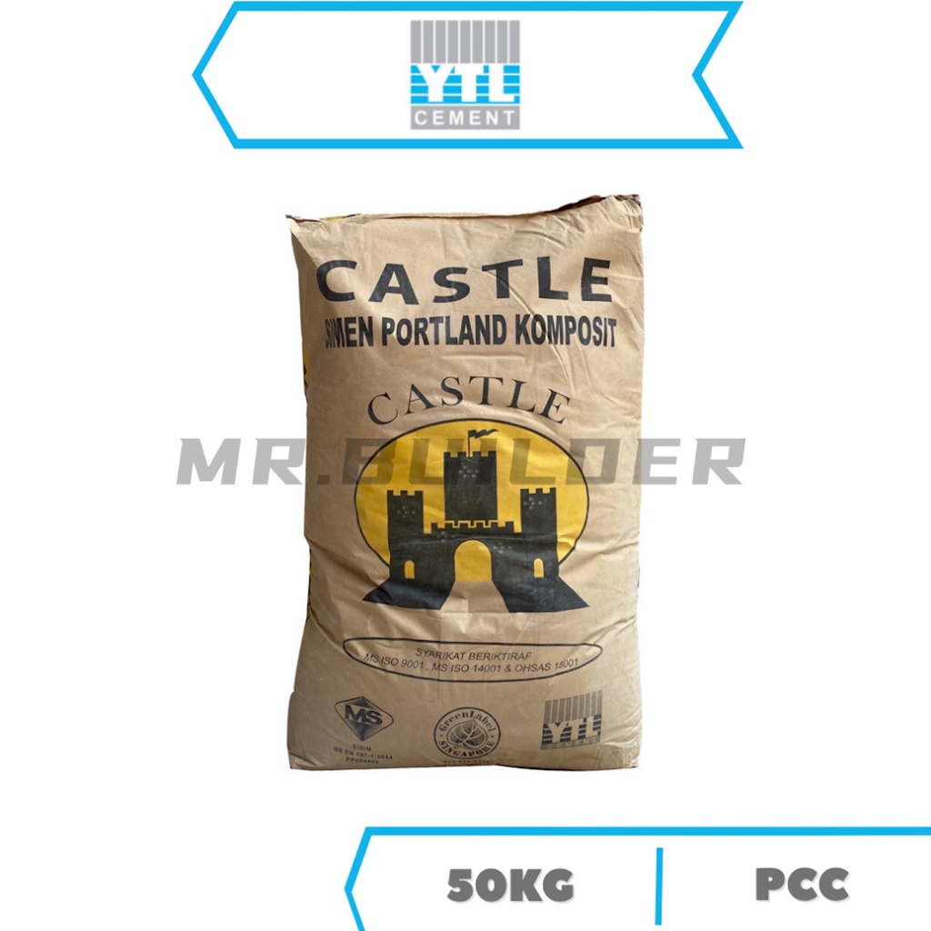 (KLANG VALLEY ONLY) YTL 50KG Packed Composite Cement PCC Concrete ...