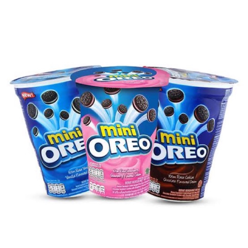 OREO Mini Cup Original / Strawberry (61.3g) | Shopee Malaysia