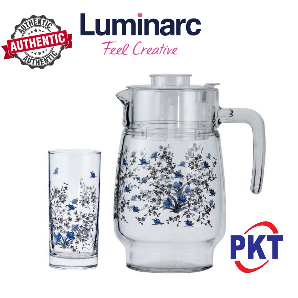 LUMINARC / ARCOPAL 7PC ROMANTIQUE WATER SET / DRINK SET / BEVERAGE SET ...