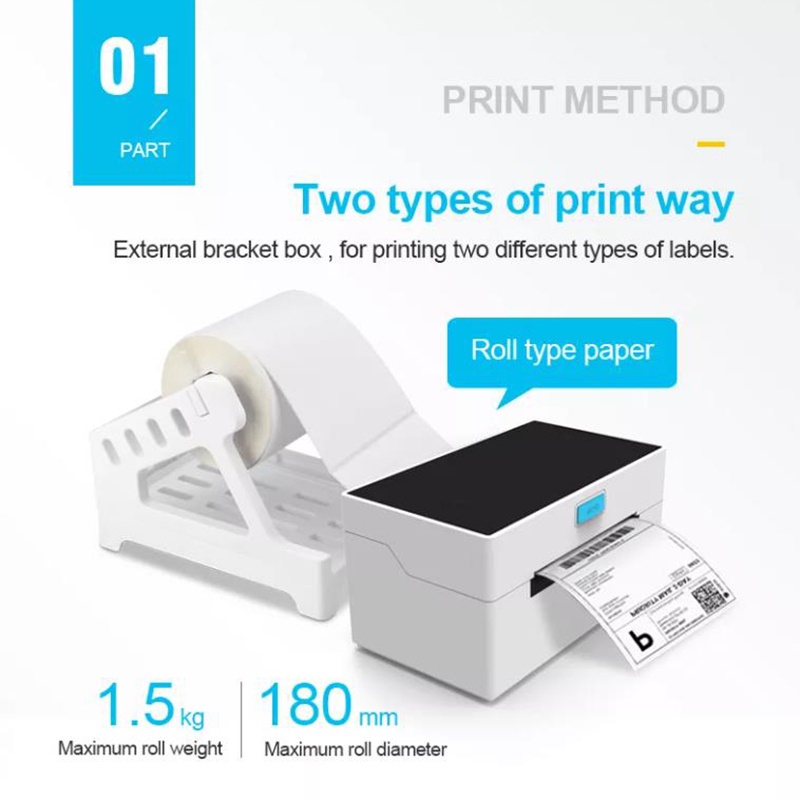 Xprinter Sticker Label Printer A6 Thermal Printer Wireless Waybill ...