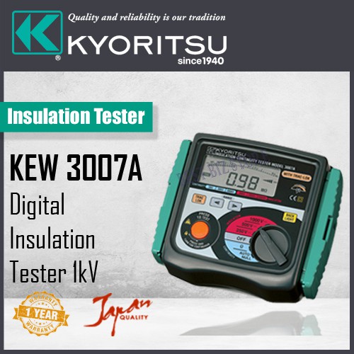 KYORITSU 3007A Digital Insulation Continuity Tester, 57% OFF
