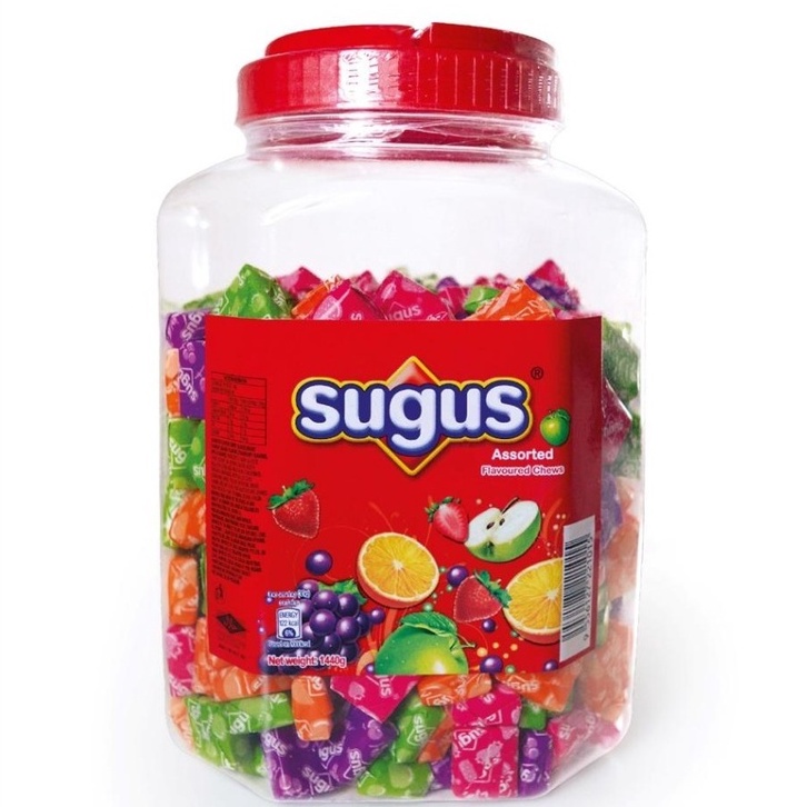 SUGUS ASSORTED FLAVOURED CHEWS CANDY 1440G | Shopee Malaysia