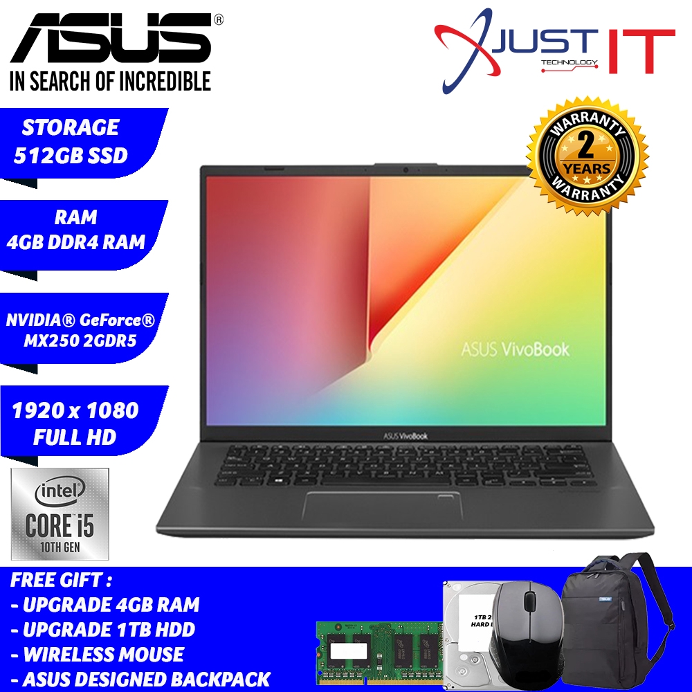 Asus A412F-Leb256T/A412F-Leb257T /Leb258T I5-10210U 8Gd4 512SSD + 1Tb ...