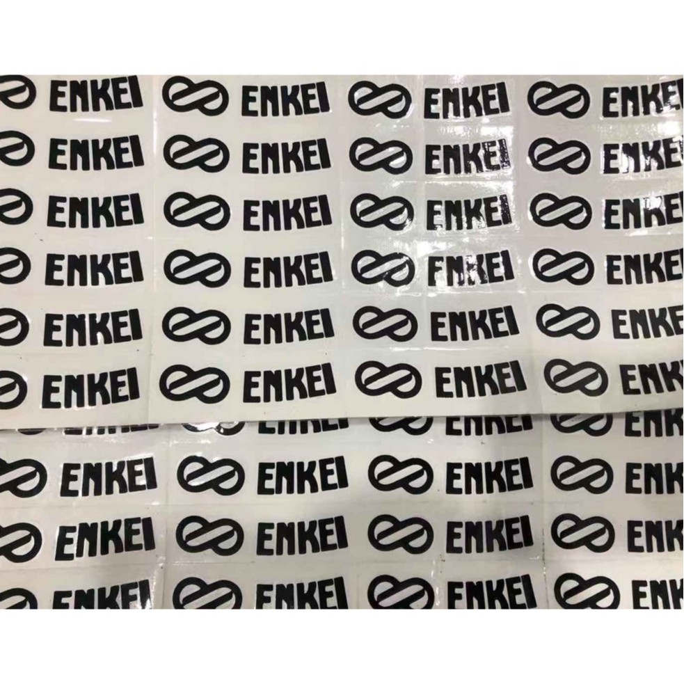 Enkei Sticker/ Sticker Sport Rim Enkei /sticker Kereta Sport Rim(1 set ...