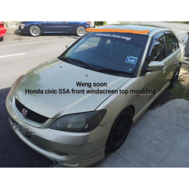 HONDA CIVIC S5A front windscreen top moulding (OEM) | Shopee Malaysia