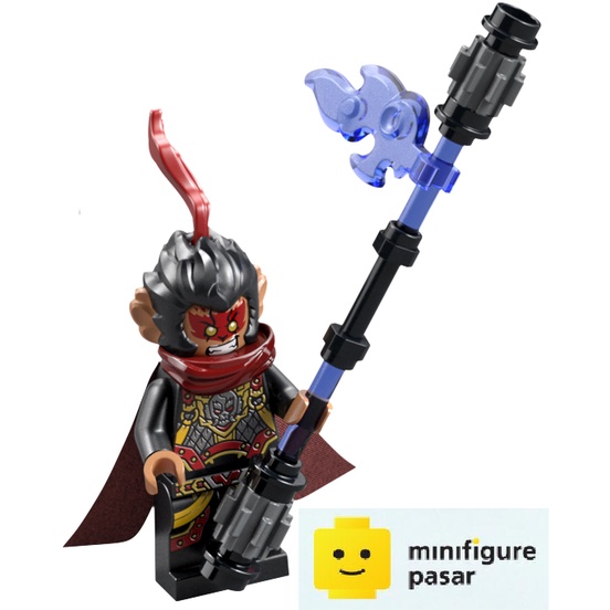 mk090 Lego Monkie Kid 80033 - Evil Macaque Minifigure with Weapon - New ...