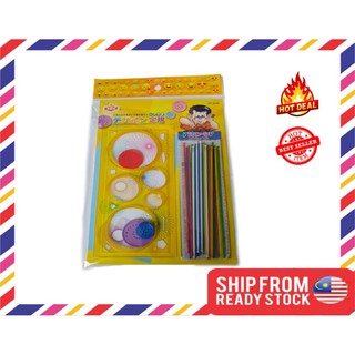 Classic Design Ruler + Colourful Pick Up Stick Math Counting ...