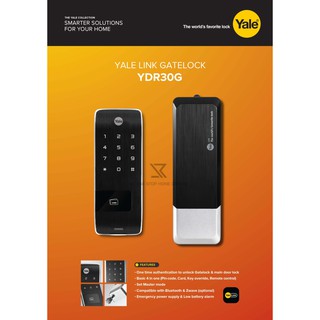 Yale YDD 324 Digital Door deadbolt Lock YDD324 / Yale YDR 30G Smart ...
