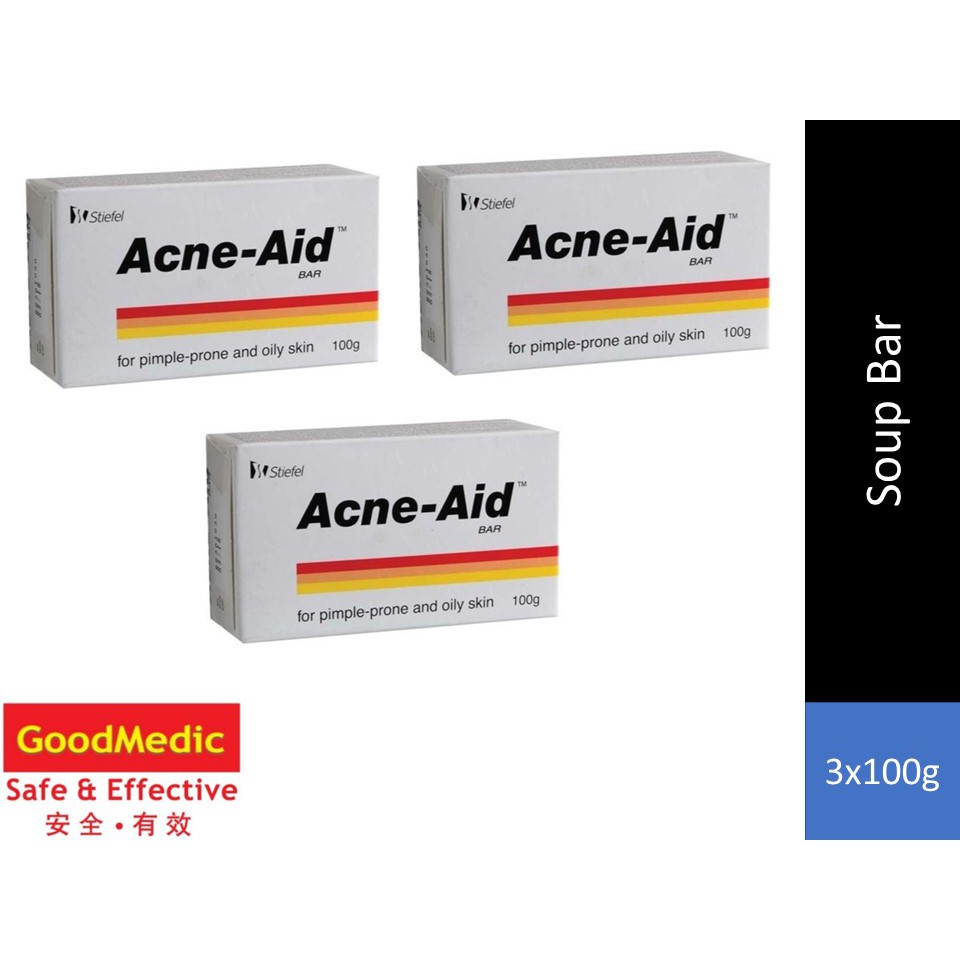 Acne-Aid Soap Bar (3 x 100g) | Shopee Malaysia