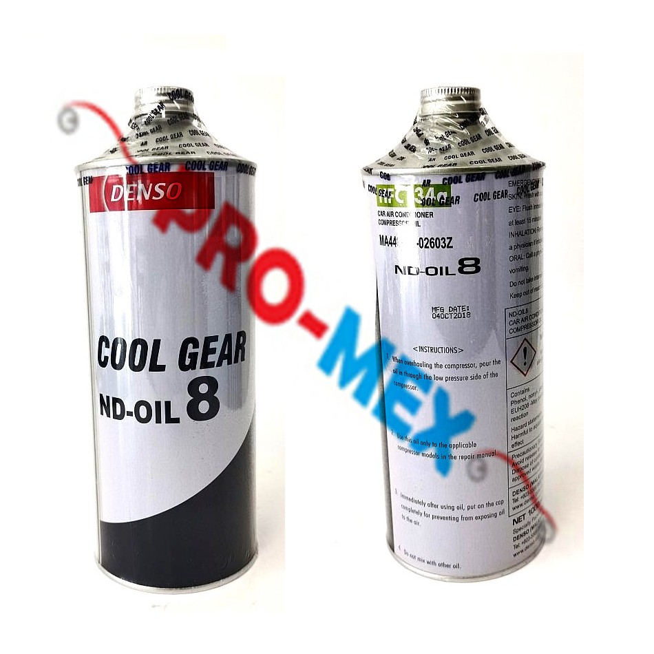 Denso Cool Gear Car Air Conditioner Compressor Oil ND Oil 8 1000ml