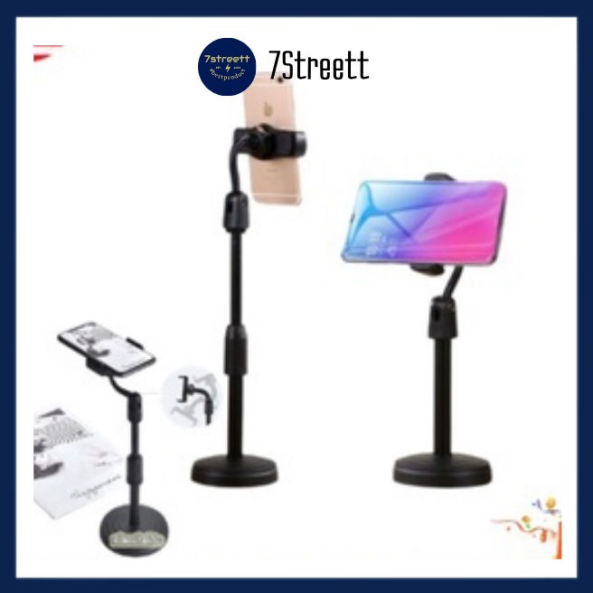 Phone Stand Holder Mini Table Kaki Fon Klip Meja Live Streaming Video ...