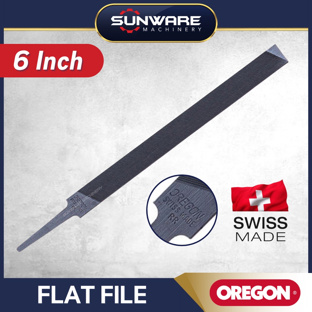 OREGON Flat File Kikir Segi 6 Inch (Blade / Chain / Wood) | Shopee Malaysia