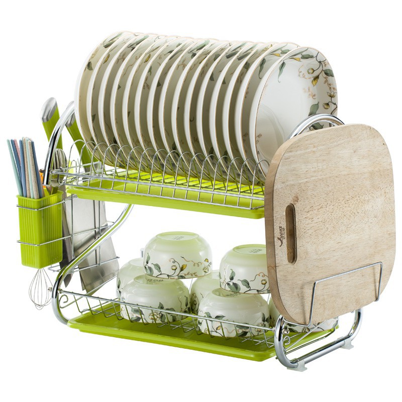 Spot Upgraded Multifunctional Stainless Steel Dish Rack Dish Rack Drain ...
