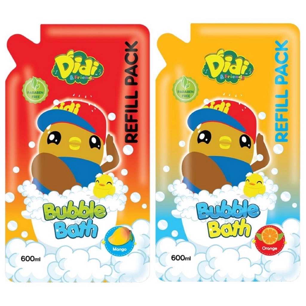 Didi & Friends Head To Toe Wash Refill Twin Pack - Mango & Orange ...