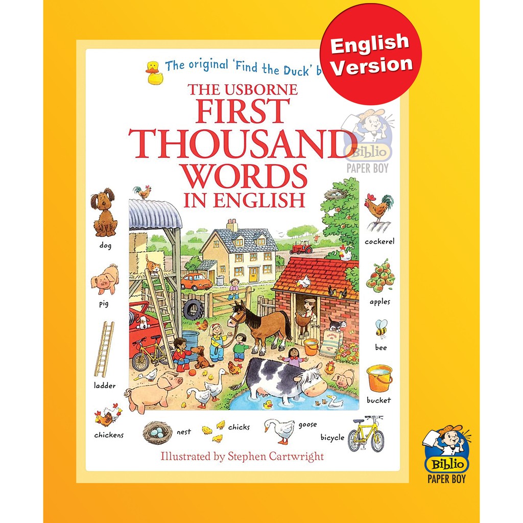 (ORIGINAL) Usborne First Thousand (1000) Words - Picture Dictionary ...