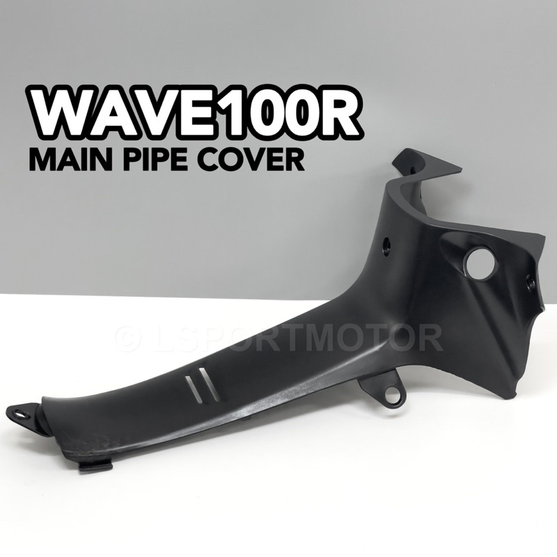 HONDA WAVE100R MAIN PIPE COVER (MATTE BLACK) 64320-KTL-M00 WAVE100-R ...