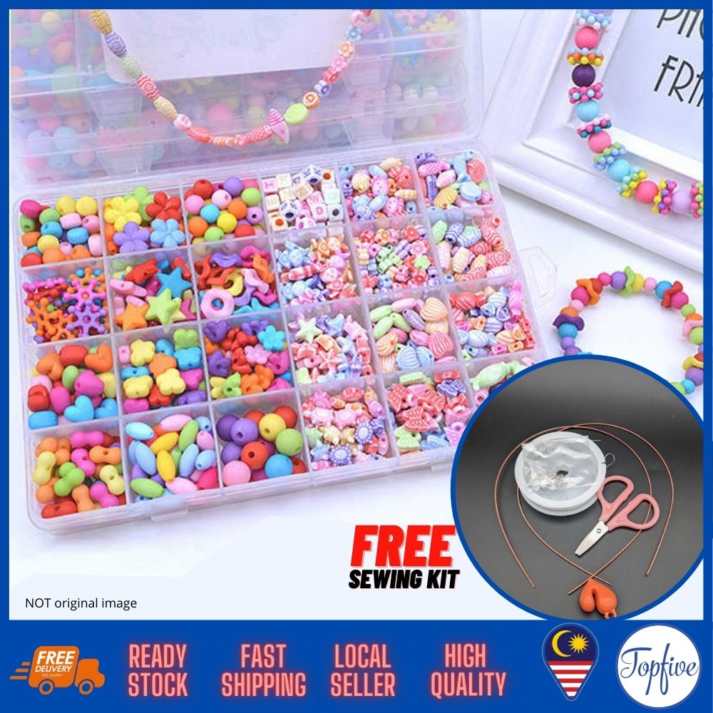 520 pcs Pop Beads Girls DIY Jewelry Making Kit Creative DIY Crafts for ...