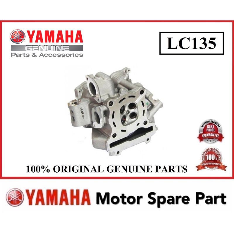 (100% ORIGINAL) YAMAHA LC135 CYLINDER HEAD STANDARD STD LC-135 LC 135 ...