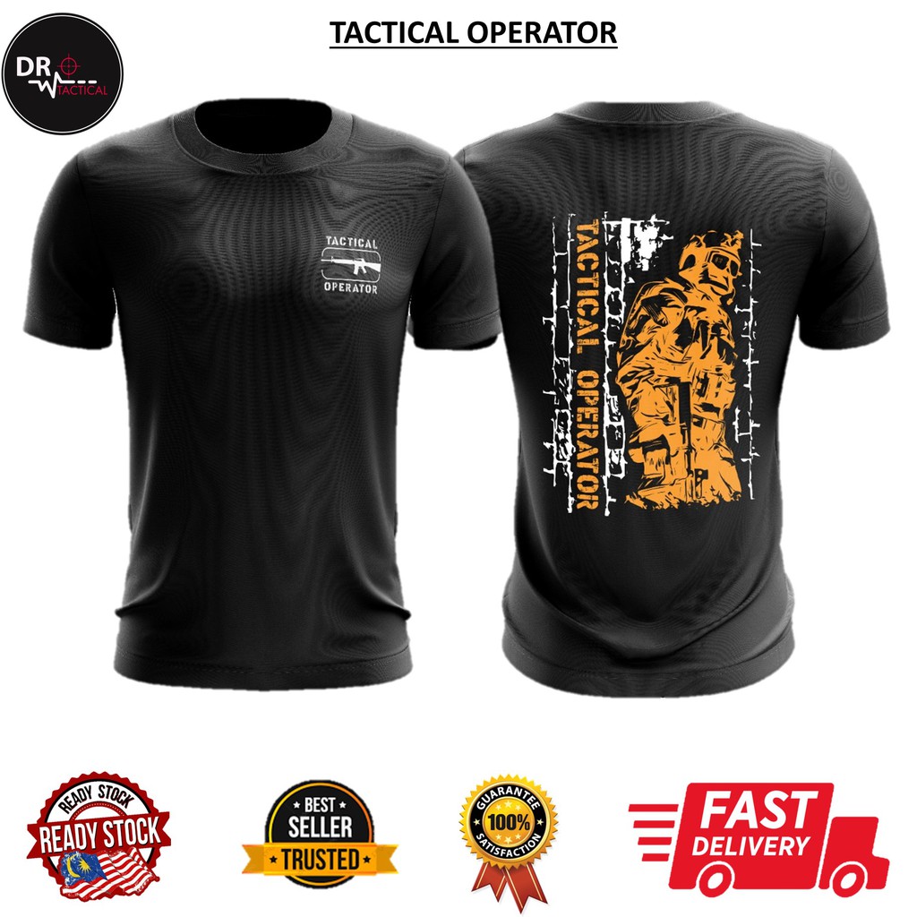 DR TACTICAL READY STOCK MICROFIBER EYELET JERSEY TACTICAL DESIGN T ...