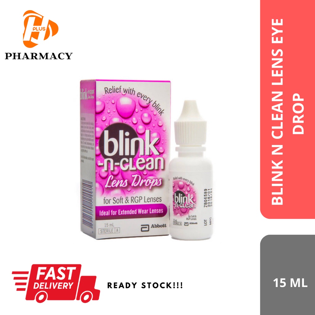BLINK N CLEAN LENS EYE DROP 15ML | Shopee Malaysia