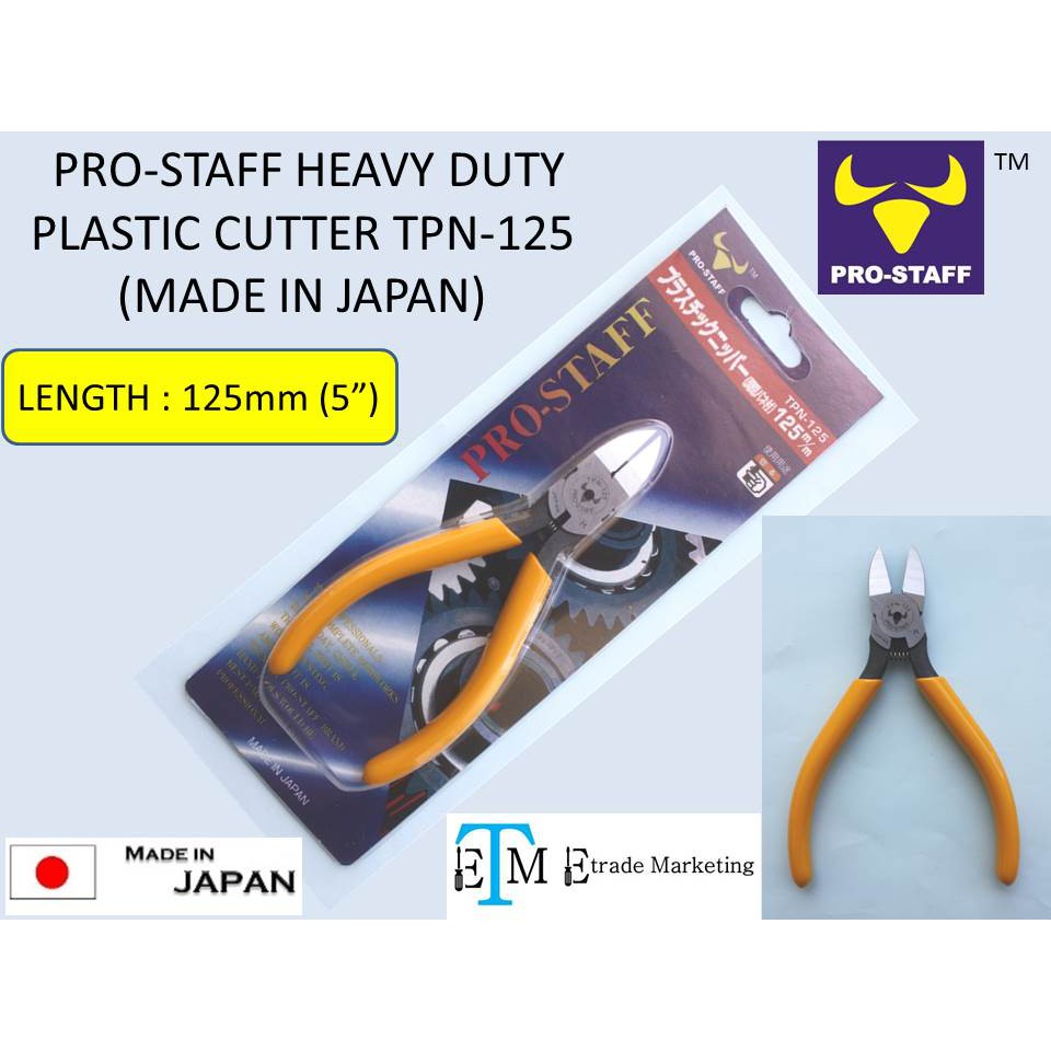 PRO-STAFF HEAVY DUTY PLASTIC CUTTER TPN-125 (MADE IN JAPAN) | Shopee Malaysia