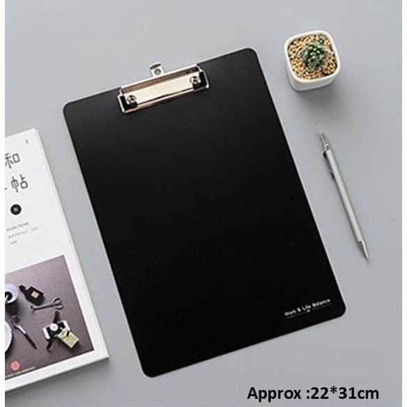 Plastic Clipboard Clip Board 1pcs | Shopee Malaysia