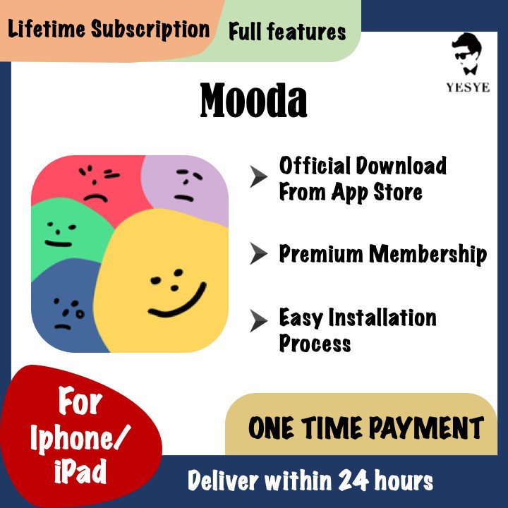 Mooda App Time to face myself TRACK YOUR MOOD (IOS/IPADOS) | Shopee ...