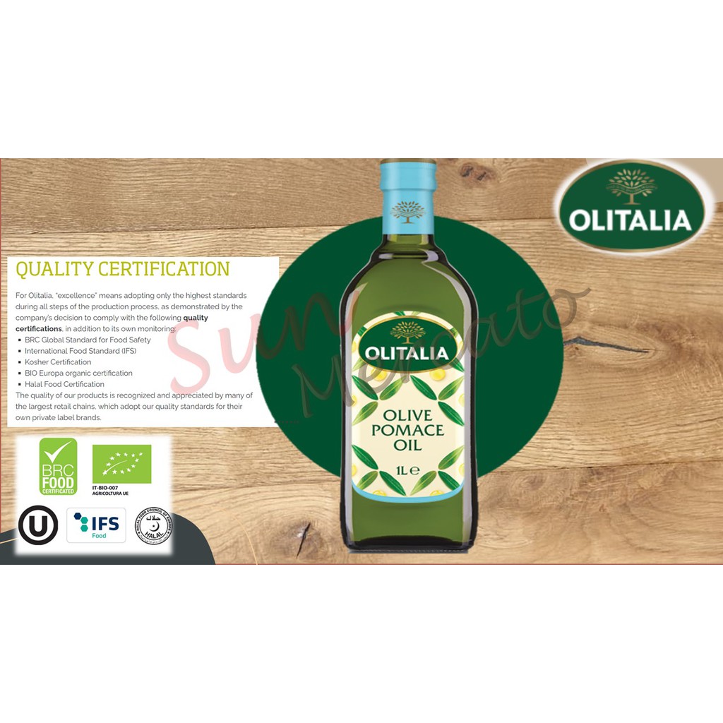 OLITALIA Olive Oil Pomace [Chef Selection] 1000ml - Product of Italy | Shopee Malaysia