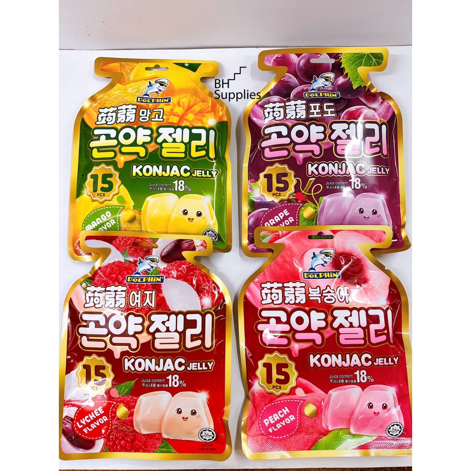 DOLPHIN KONJAC JELLY 15X20G | Shopee Malaysia