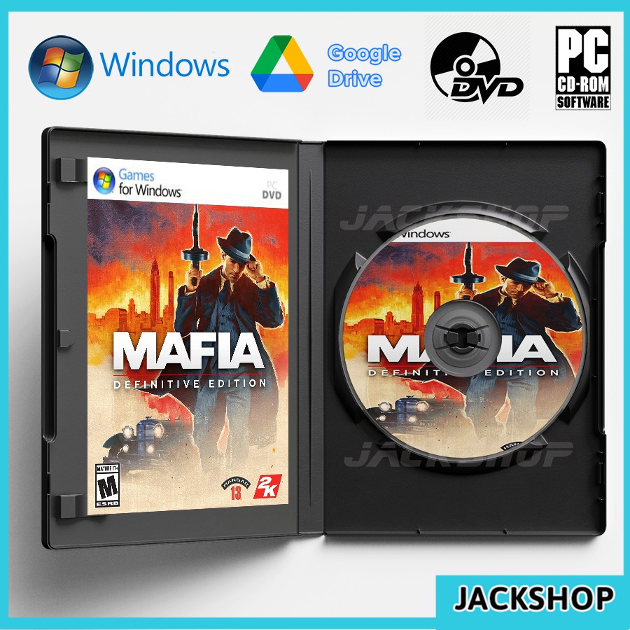 Mafia Definitive Edition Game Pc Adventure Action Dvd | Shopee Malaysia