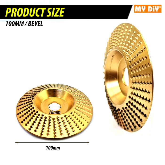 MYDIYHOMEDEPOT - ANGLE GRINDER WOOD CARVING DISC WOOD GRINDING WHEEL ...