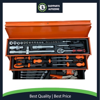 Autozone 85pcs tools set Cantilever Metal Tool Box Set 5 Tier 85pcs ...