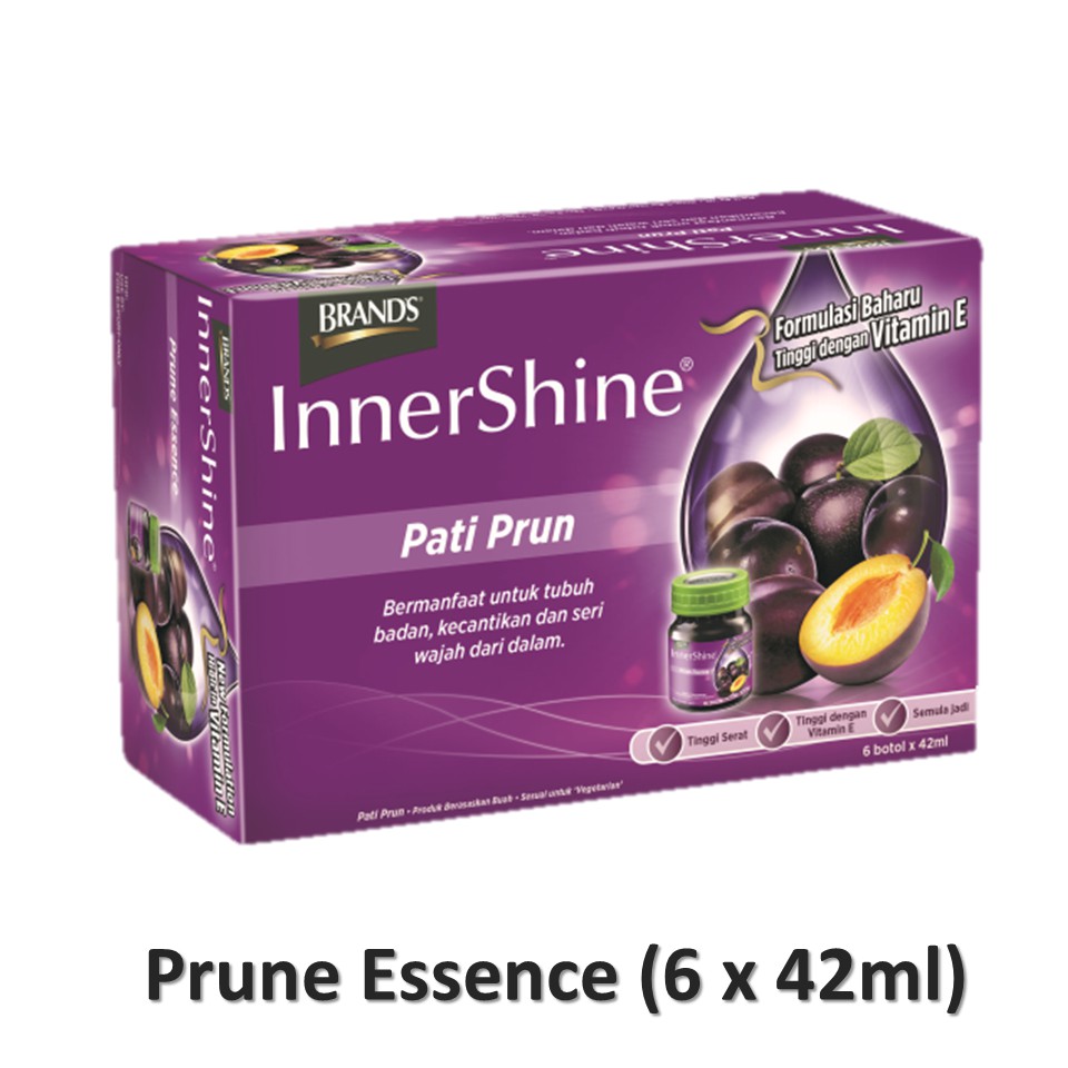 BRAND'S InnerShine Prune Essence with Vit E (6 x 42ml) | Shopee Malaysia