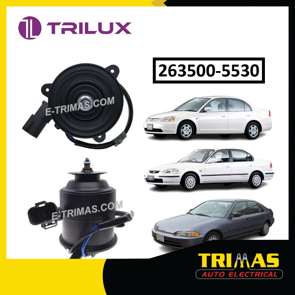 TRIMAS Honda Radiator Fan Motor Civic EG SR4 EK SO4 ES S5A Stream RN3 ...
