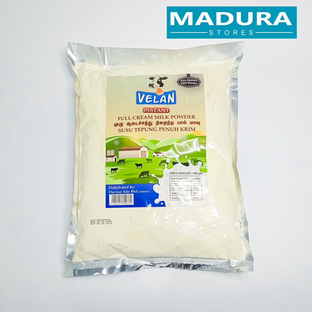 Velan Instant Full Cream Milk Powder (Packet) 900g | Shopee Malaysia