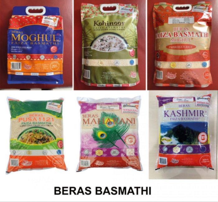 Basmathi Rice Trial Pack | Beras Faiza Pek Percubaan (repack) | Shopee ...