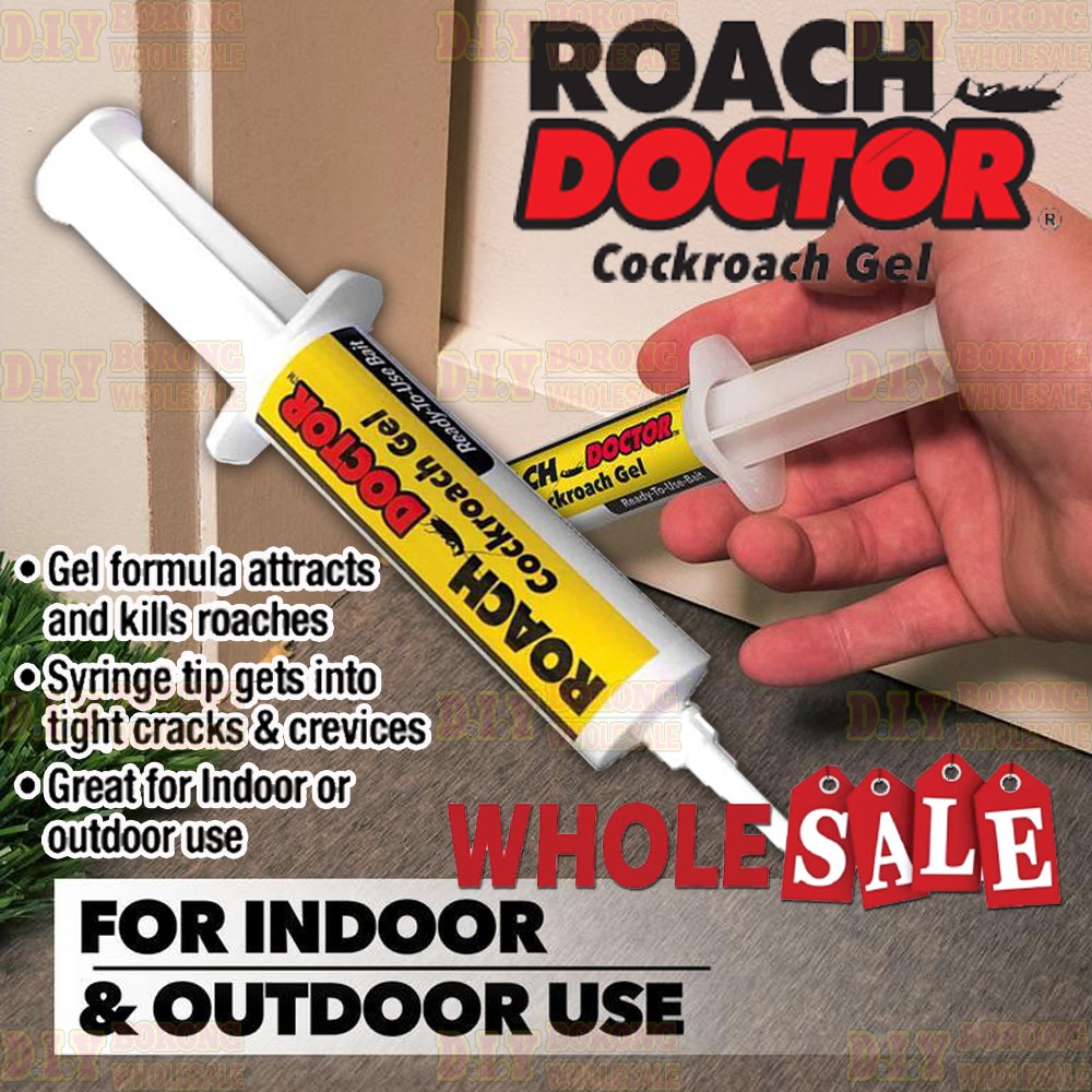 Roach Doctor Cockroach Gel Syringe Tip For Indoor and Outdoor Use/Gel ...