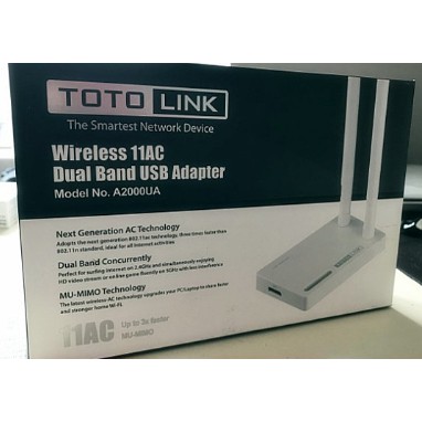 TOTOLINK A2000UA AC1200 Wireless Dual Band USB Adapter | Shopee Malaysia