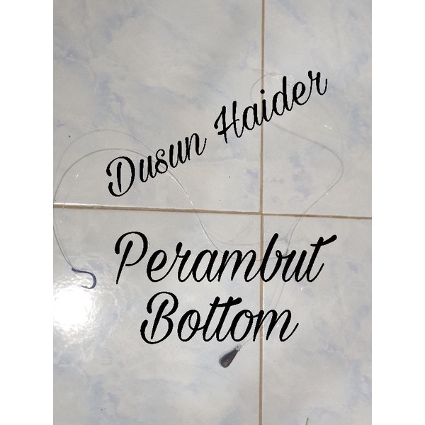 Perambut bottom untuk main kolam,sungai dan laut 40lb 60lb 80lb 100lb ...