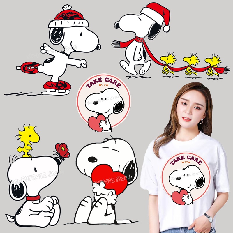 Snoopy Clothes Ironing Patches Washable Creative T-Shirt DIY Applique ...