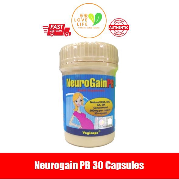 Neurogain PB 30 Vegicaps pregnancy supplement | Shopee Malaysia