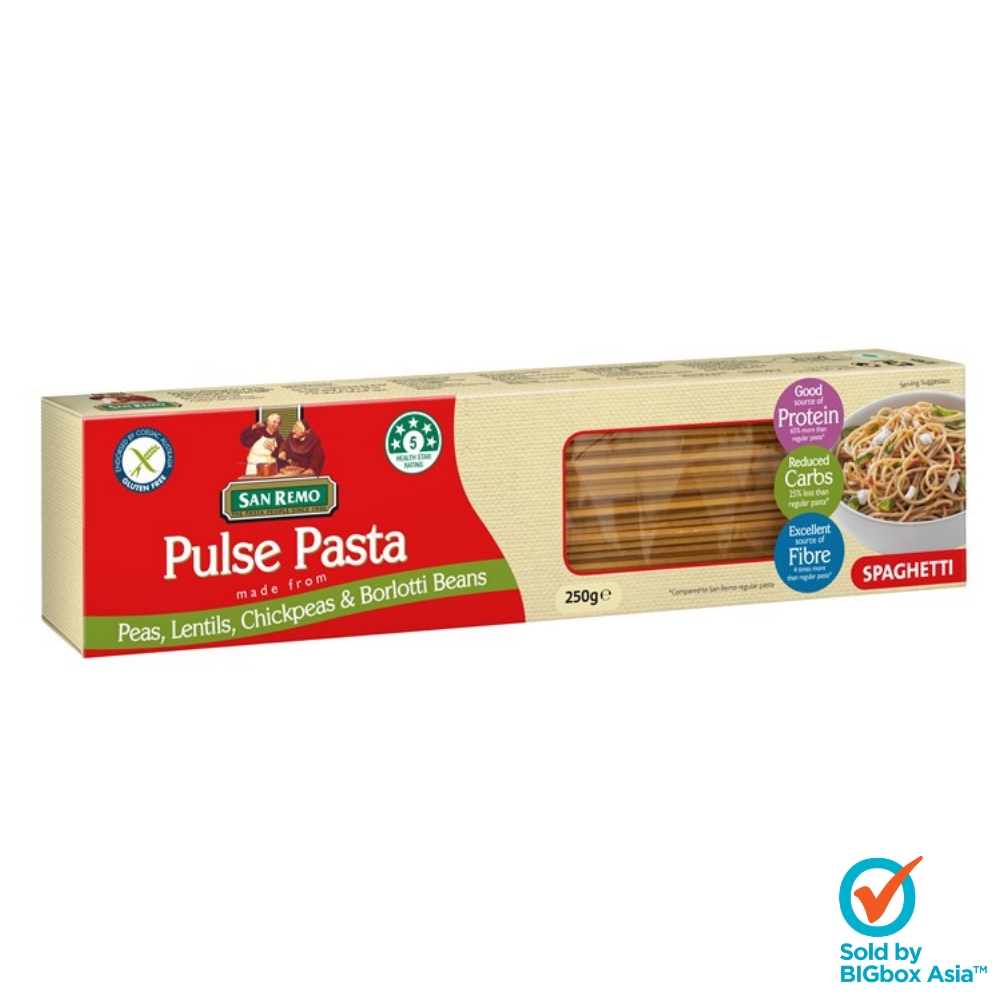 San Remo Dry Pulse Pasta Spaghetti 250g | Shopee Malaysia