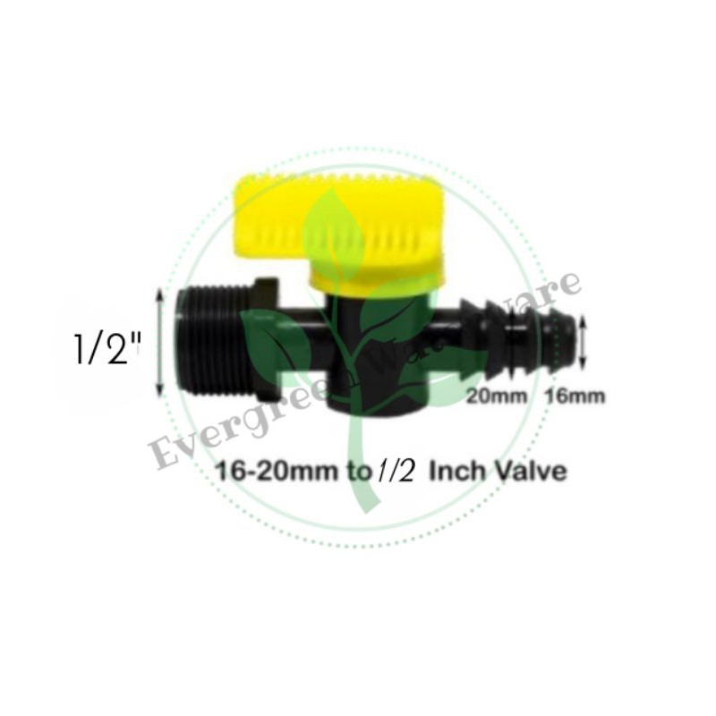 Irrigation LDPE Quick Action Valve 16MM / Tubing Stopcock | Shopee Malaysia