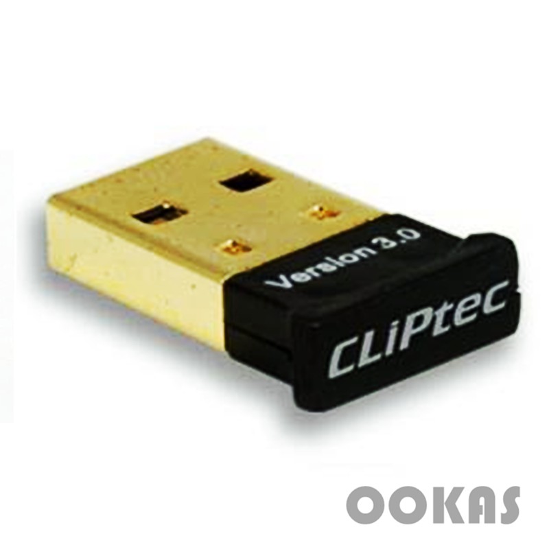 Cliptec USB Bluetooth V3.0 HS+EDR Adapter Dongle Gold Plated RZB828 ...