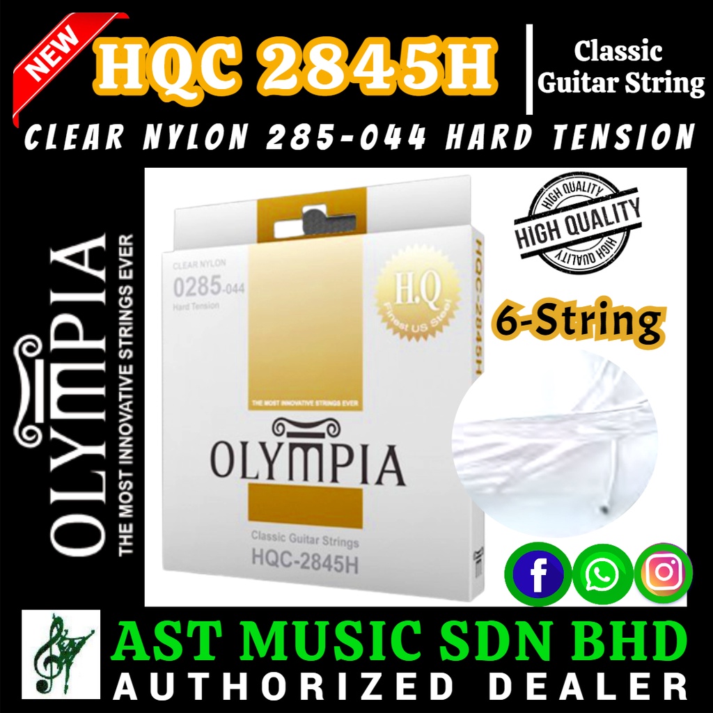 Olympia HQC2845H Classic Guitar Strings (HQC-2845/Hqc2845) | Shopee Malaysia
